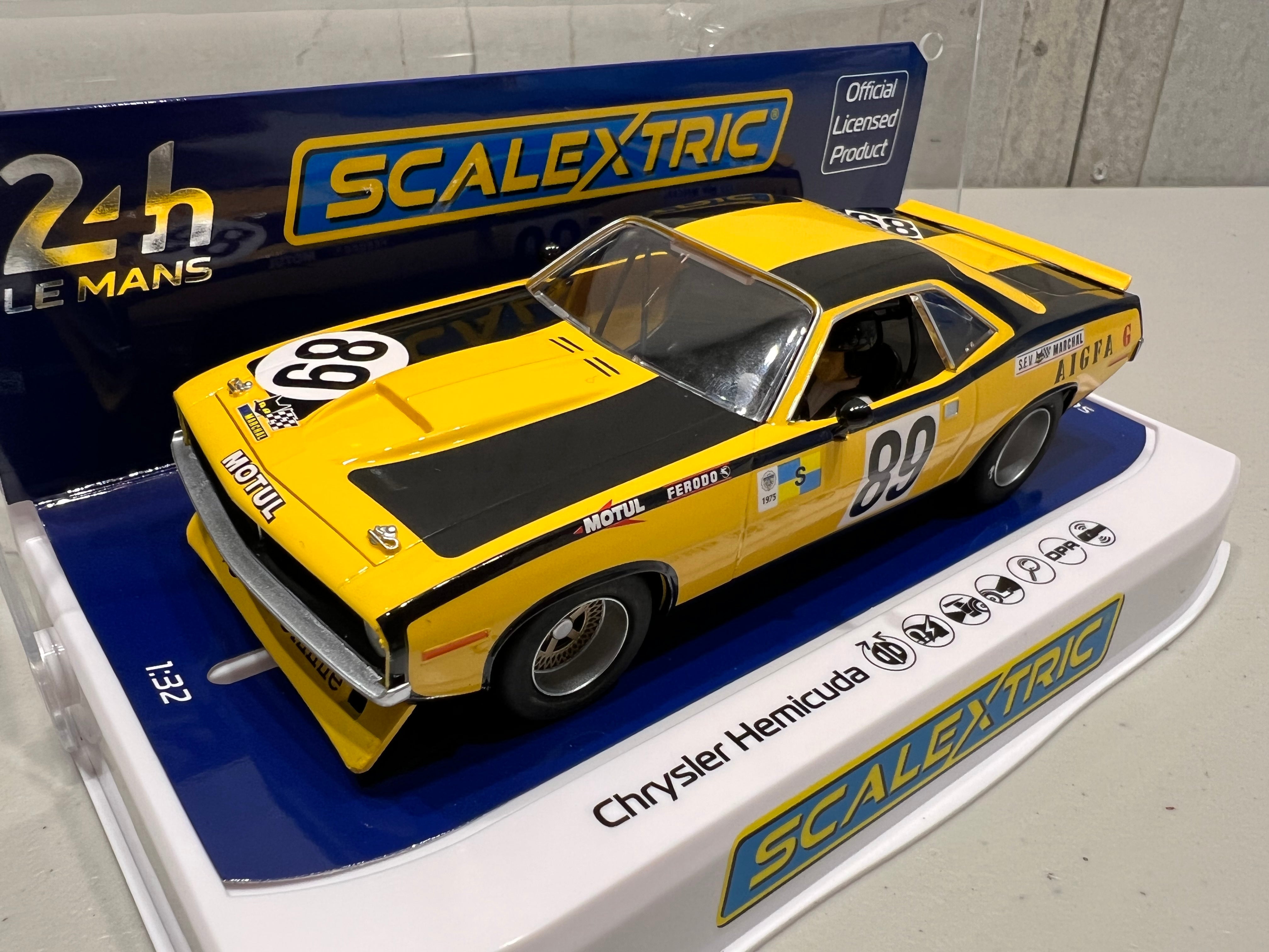 Scalextric Chrysler Hemicuda Lemans 1975 – Elite Diecast Sales Australia