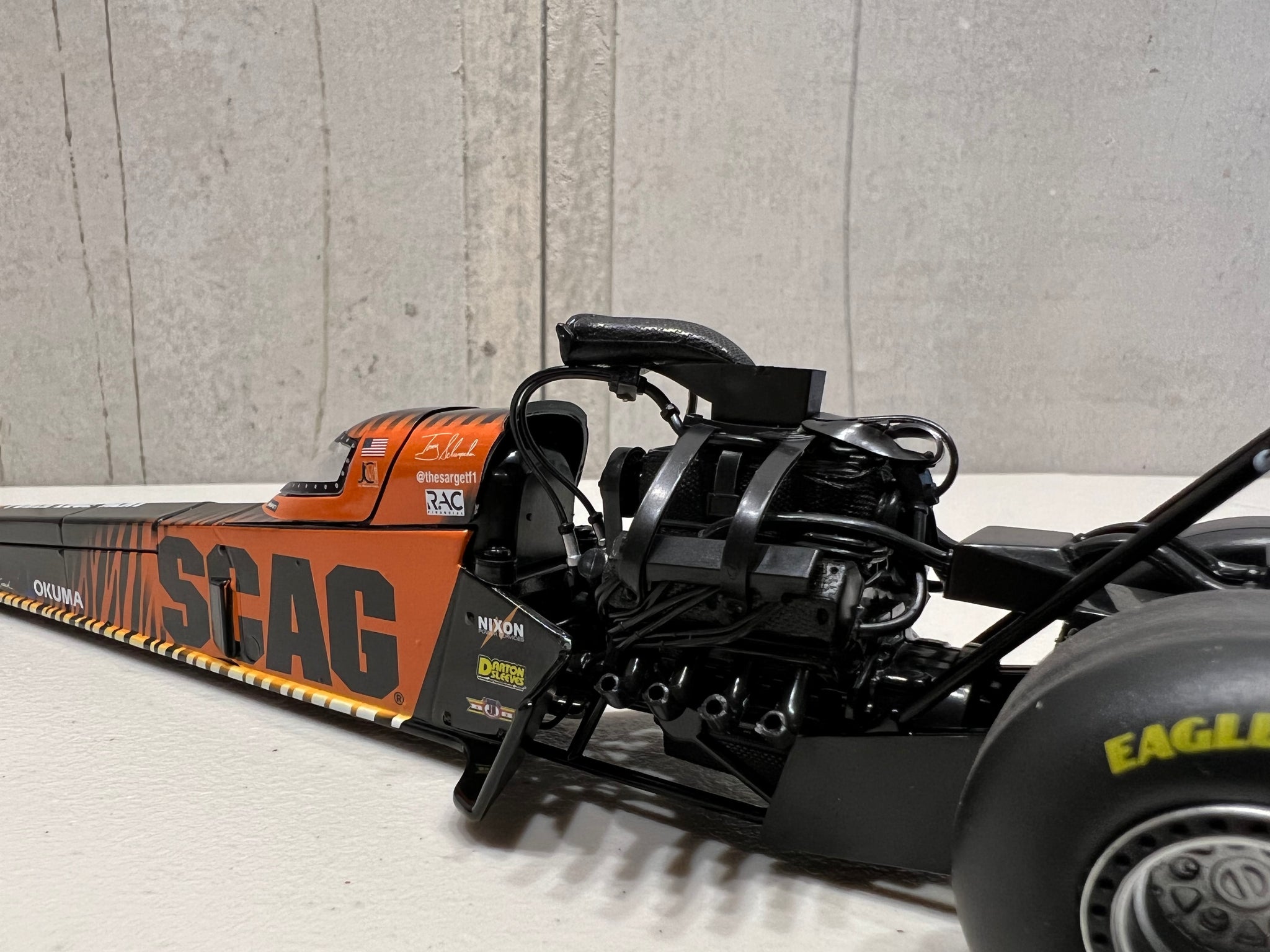 Tony Schumacher 2023 SCAG 1:24 Top Fuel Dragster NHRA Diecast