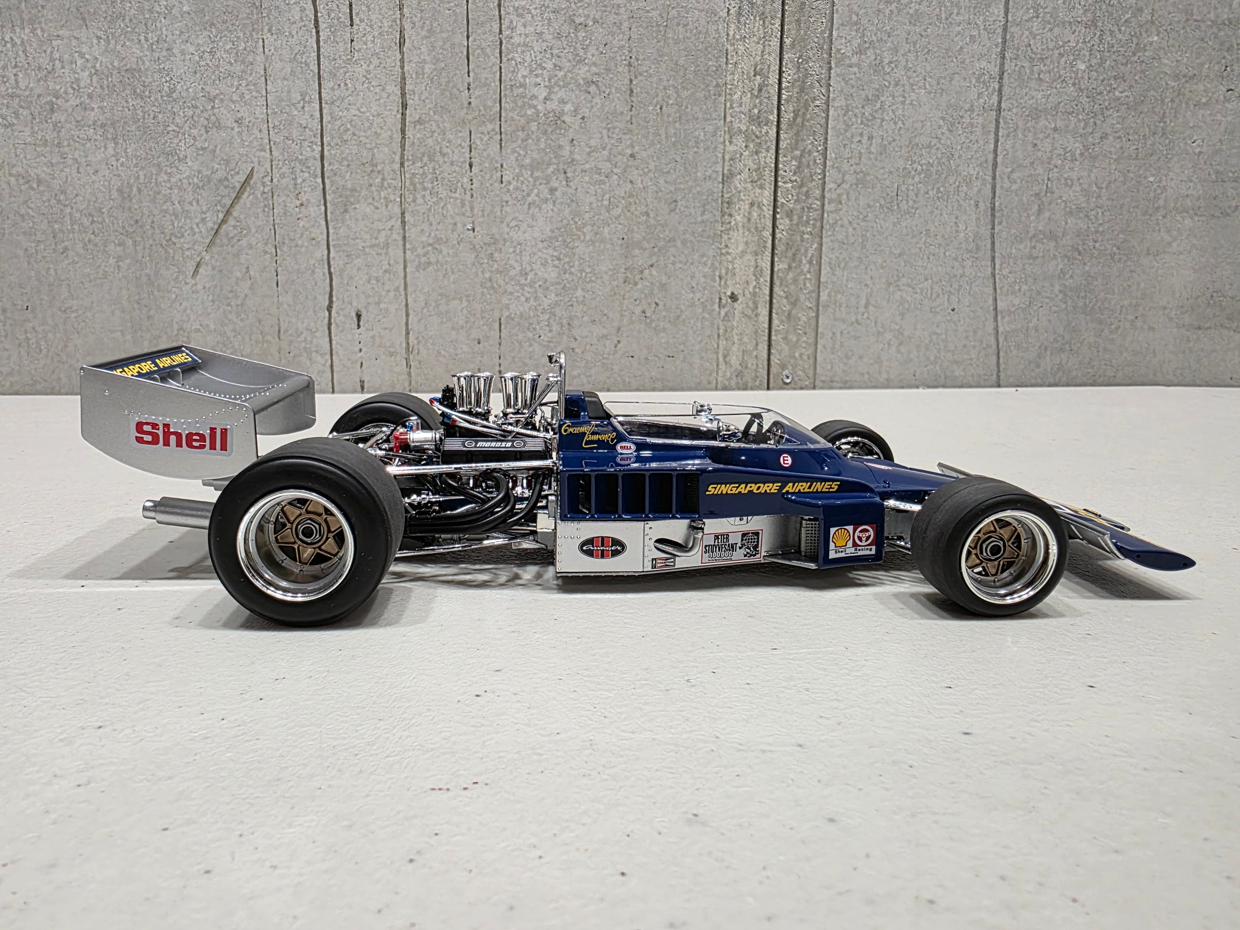 1974 Tasman Series Adelaide 3rd Place - Lola T332 - 1:18 Scale Diecast