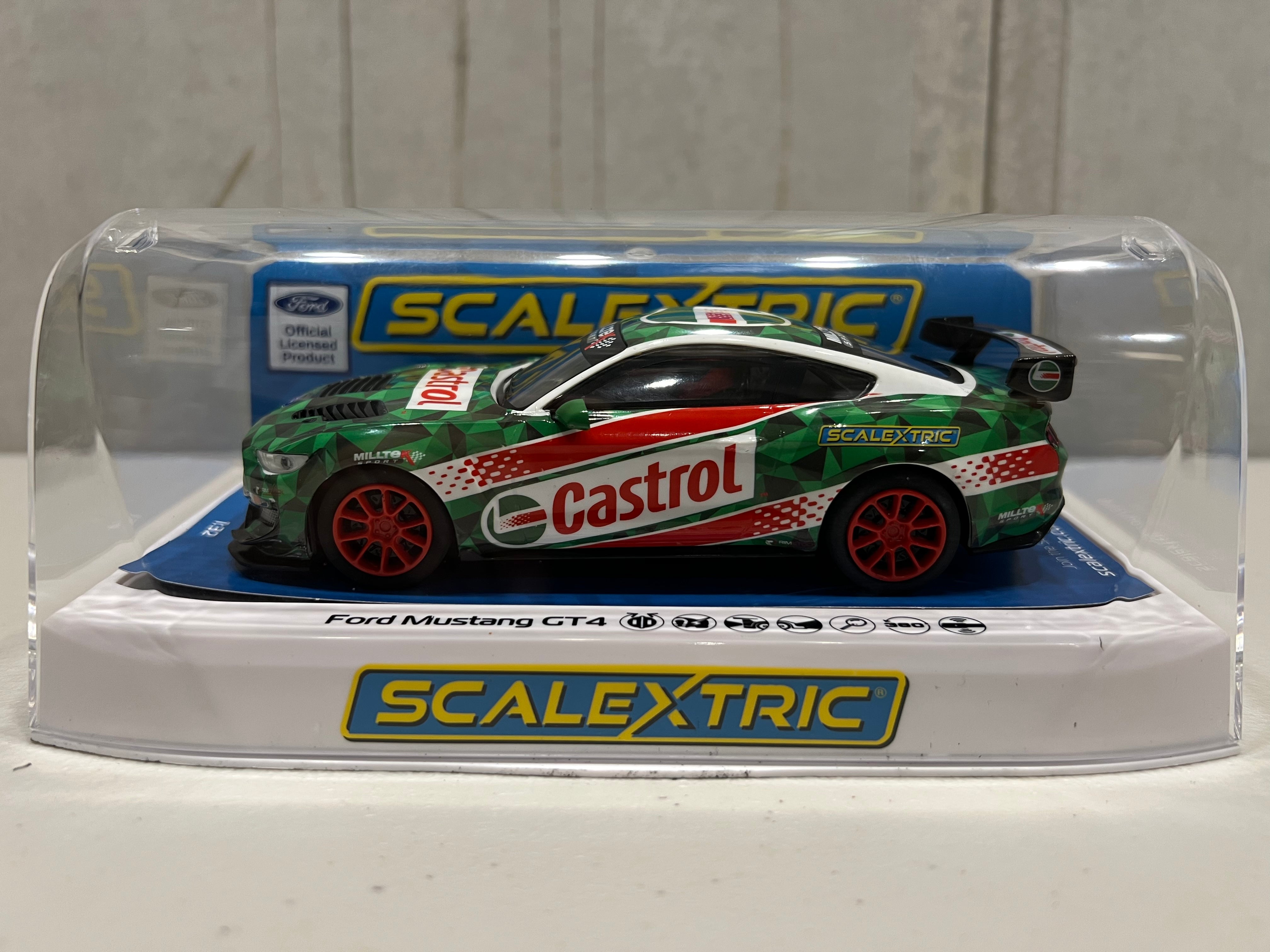 Scalextric C4327 Ford Mustang GT4 Castrol Drift Car – Elite Diecast ...