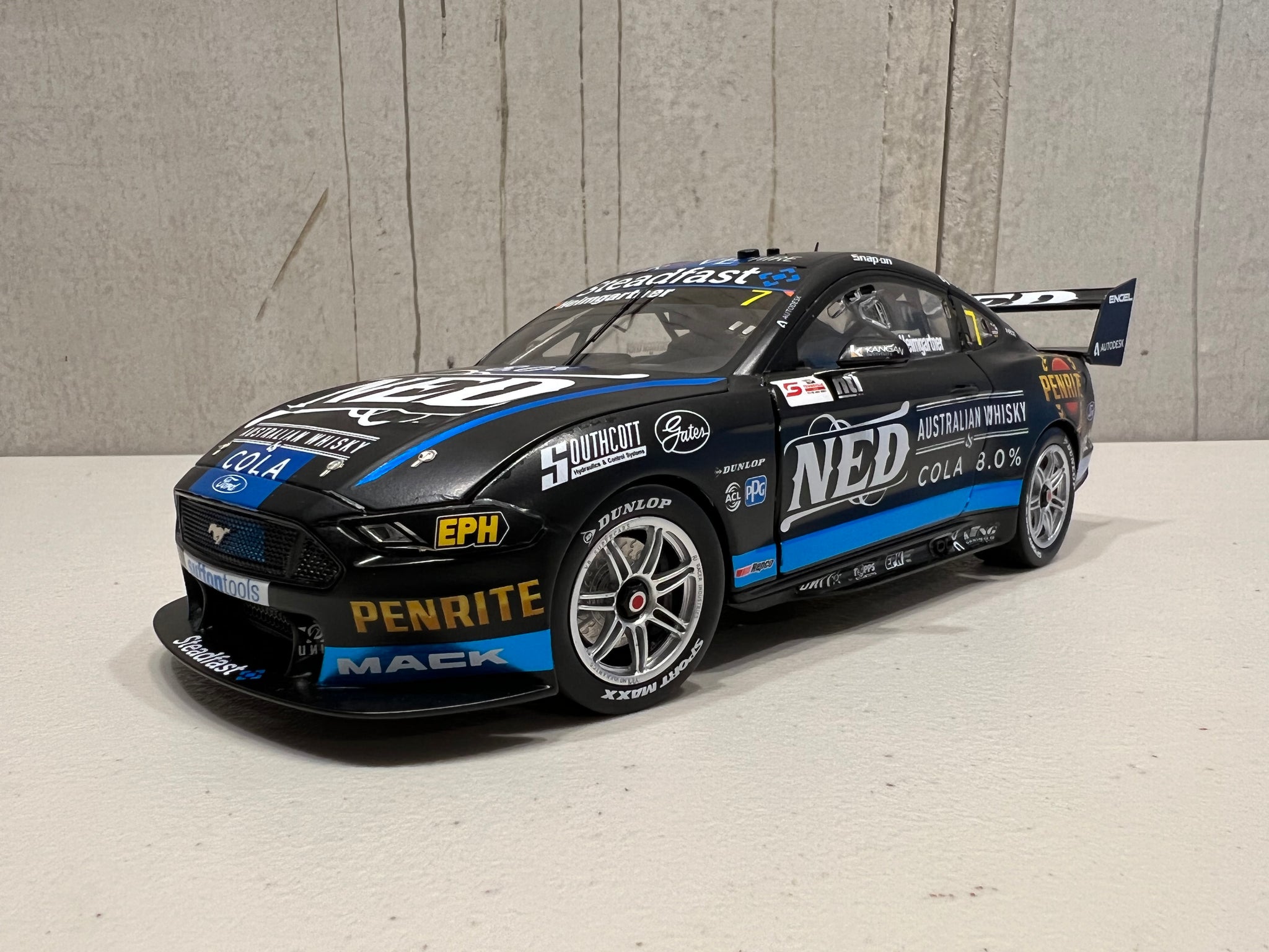 FORD GT MUSTANG V8 SUPERCAR NED RACING - ANDRE HEIMGARTNER #7 - NTI To ...