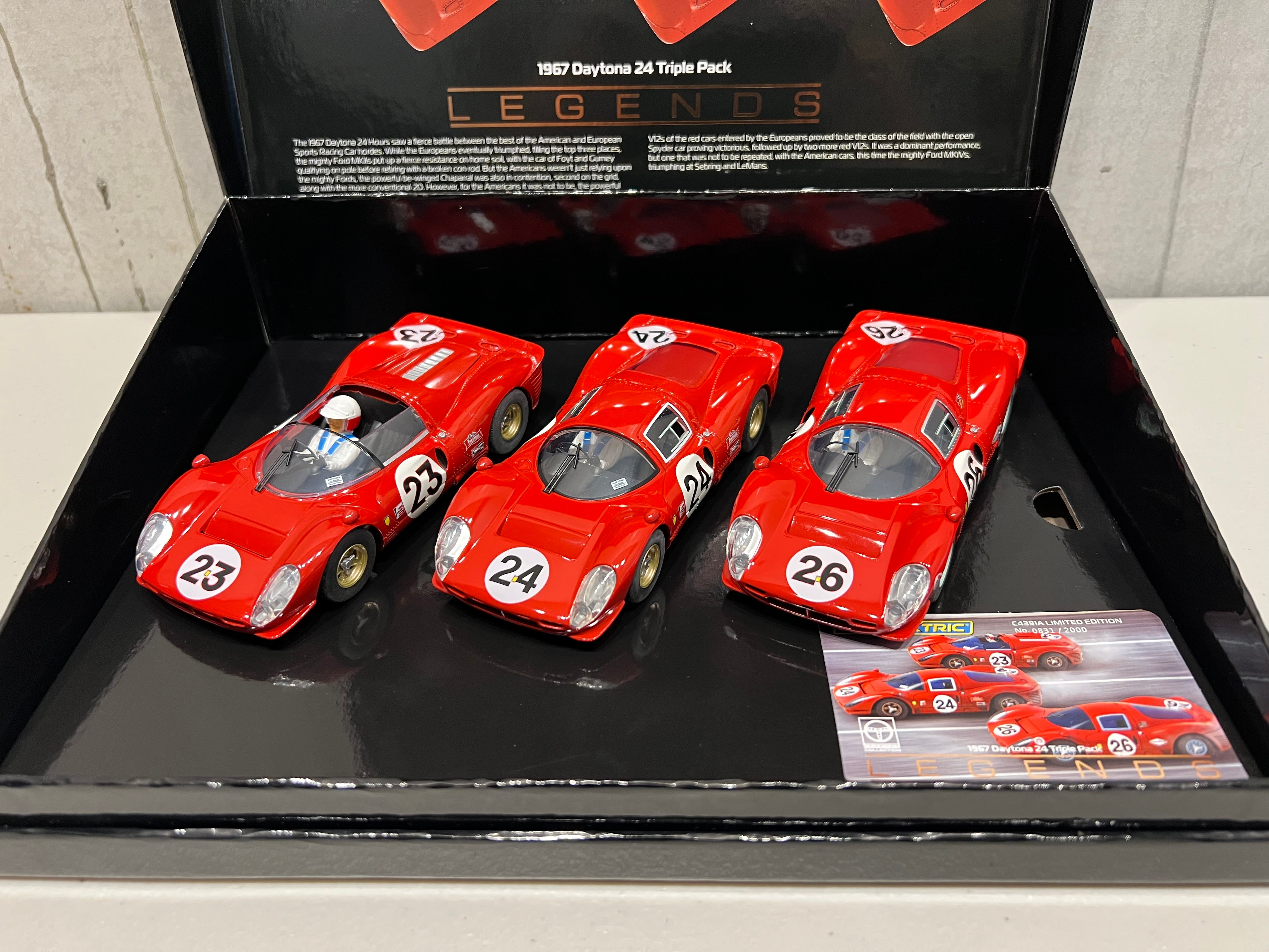 Scalextric 1967 Daytona 24 Triple Pack Limited Edition