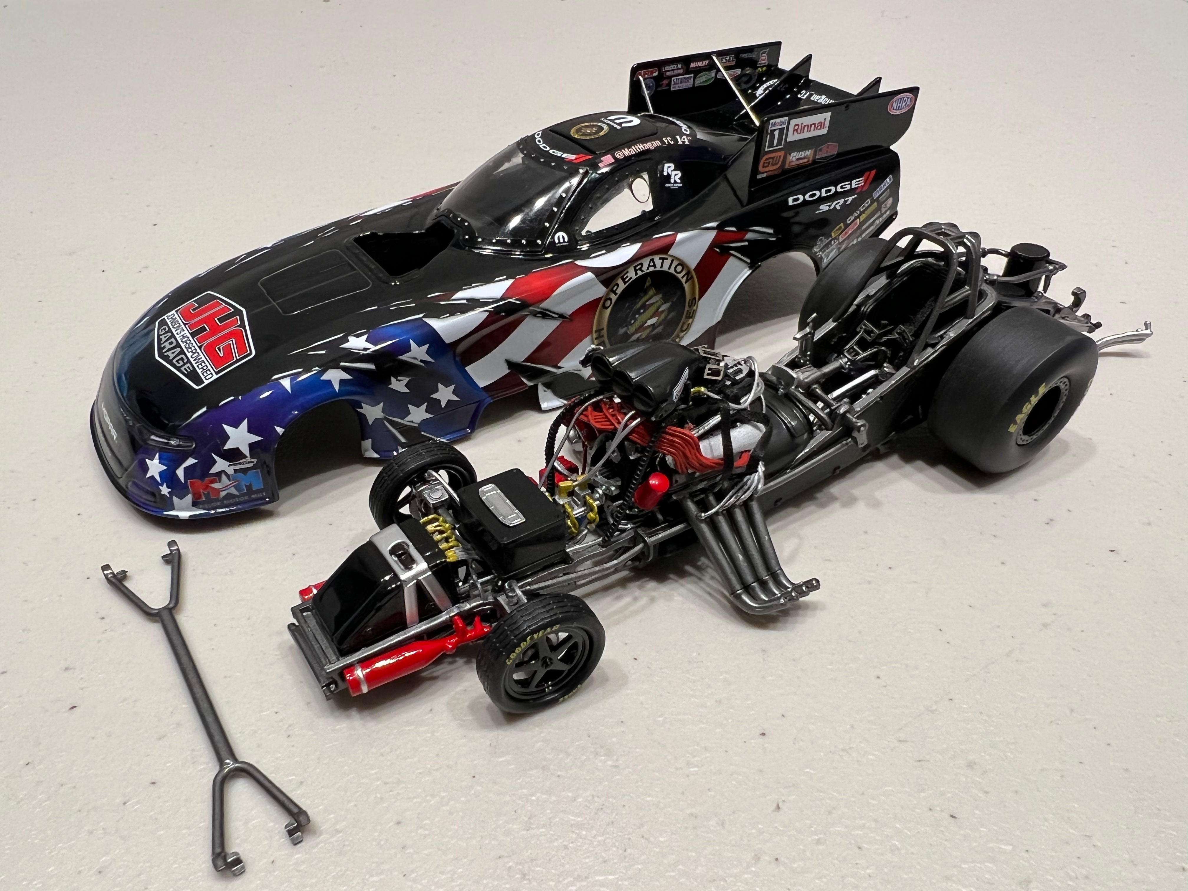 Matt Hagan 2023 Operation Healing Force 1:24 Funny Car NHRA Diecast