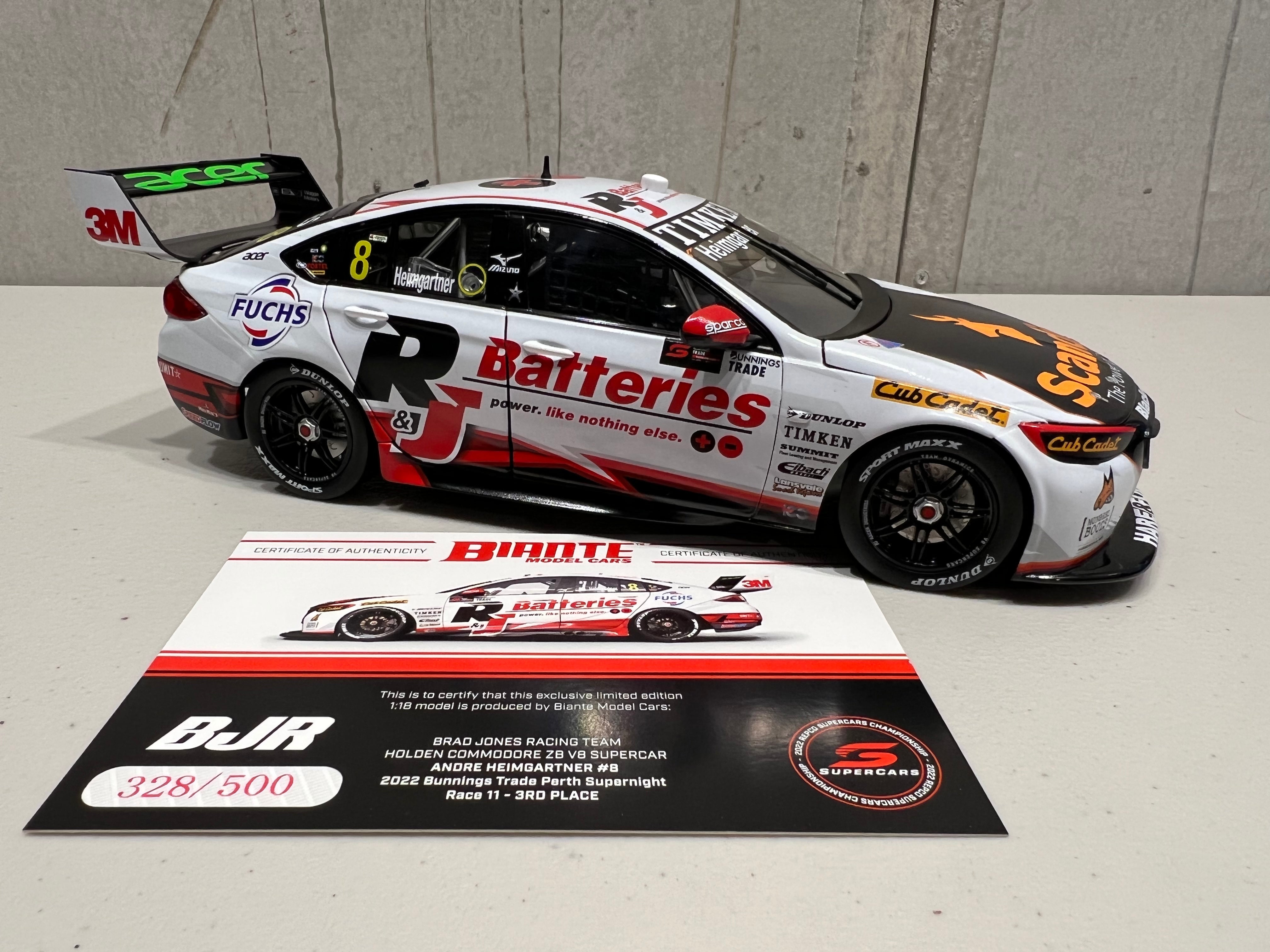 HOLDEN ZB COMMODORE - BJR - ANDRE HEIMGARTNER #8 R&J Batteries/Scandia ...