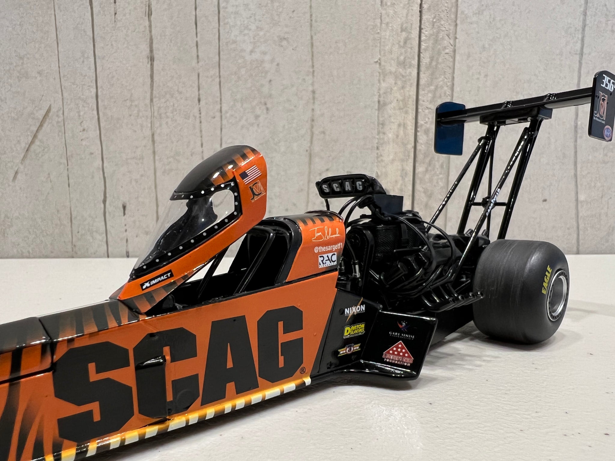 Tony Schumacher 2023 SCAG 1:24 Top Fuel Dragster NHRA Diecast
