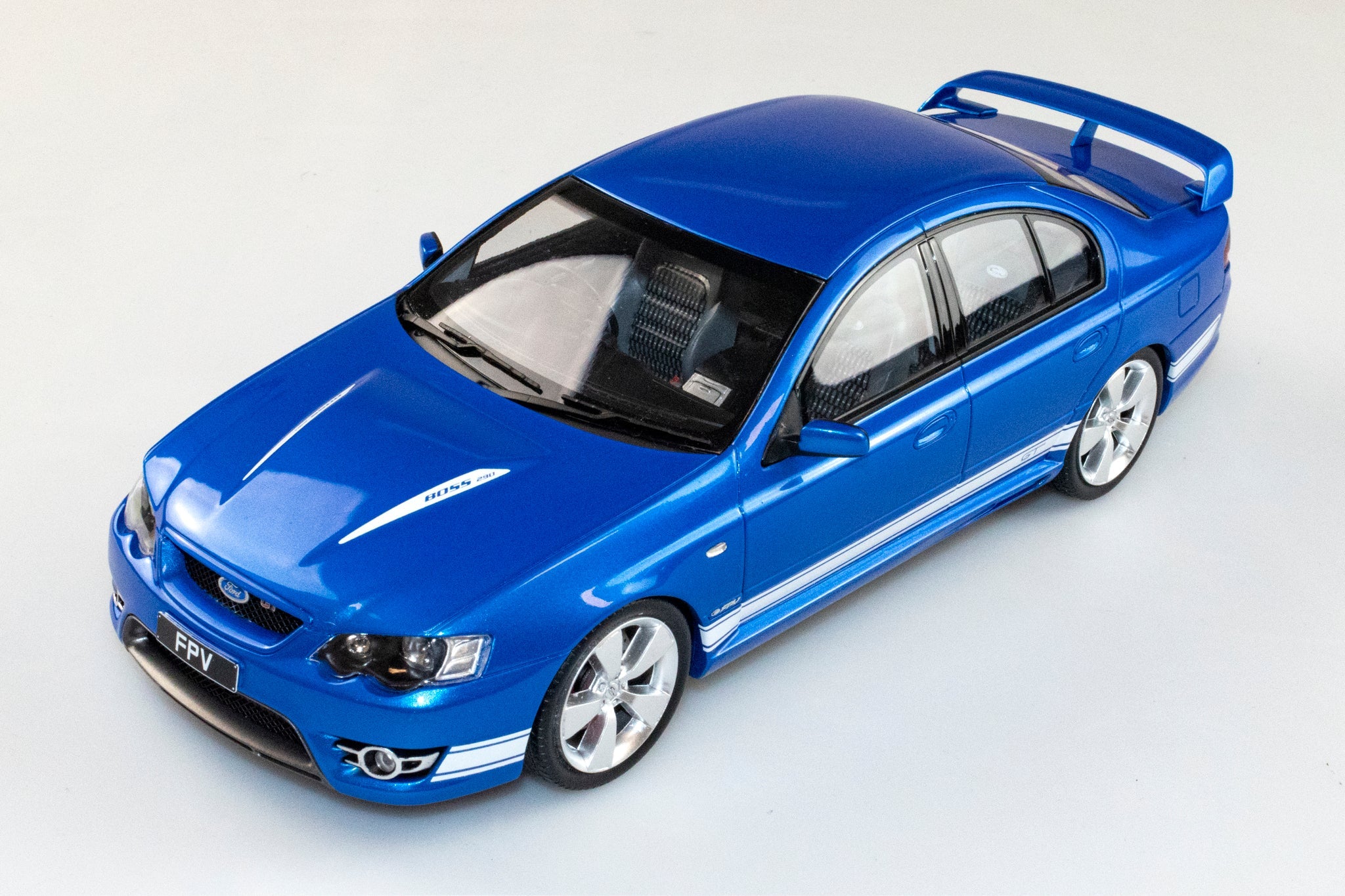 *PRE-ORDER* FPV BF GT - SHOCKWAVE BLUE with WINTER WHITE STRIPES - 1:1
