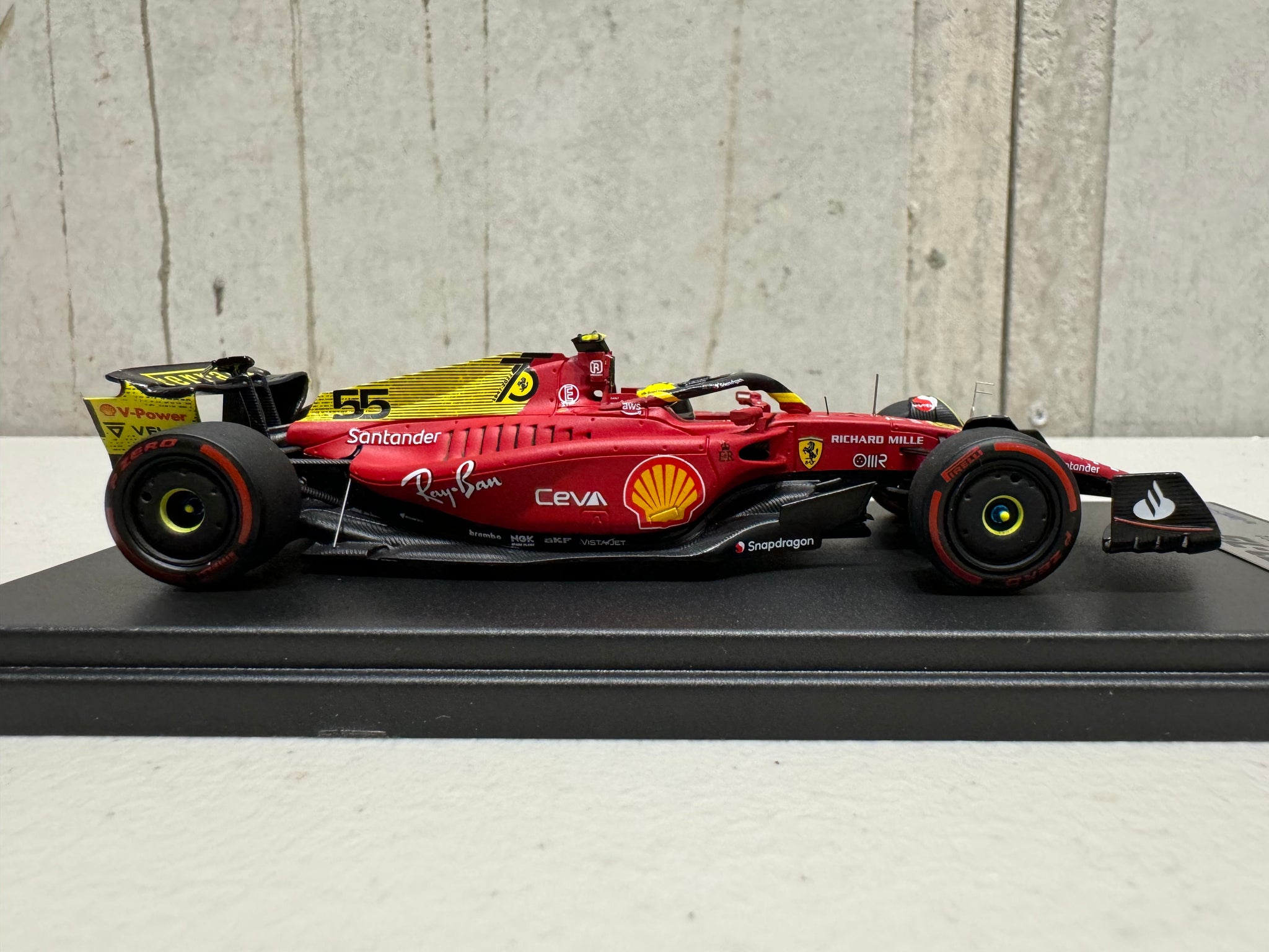 Ferrari F1-75 No.55 Italian GP 2022 - Carlos Sainz - 1:43 Scale Resin ...