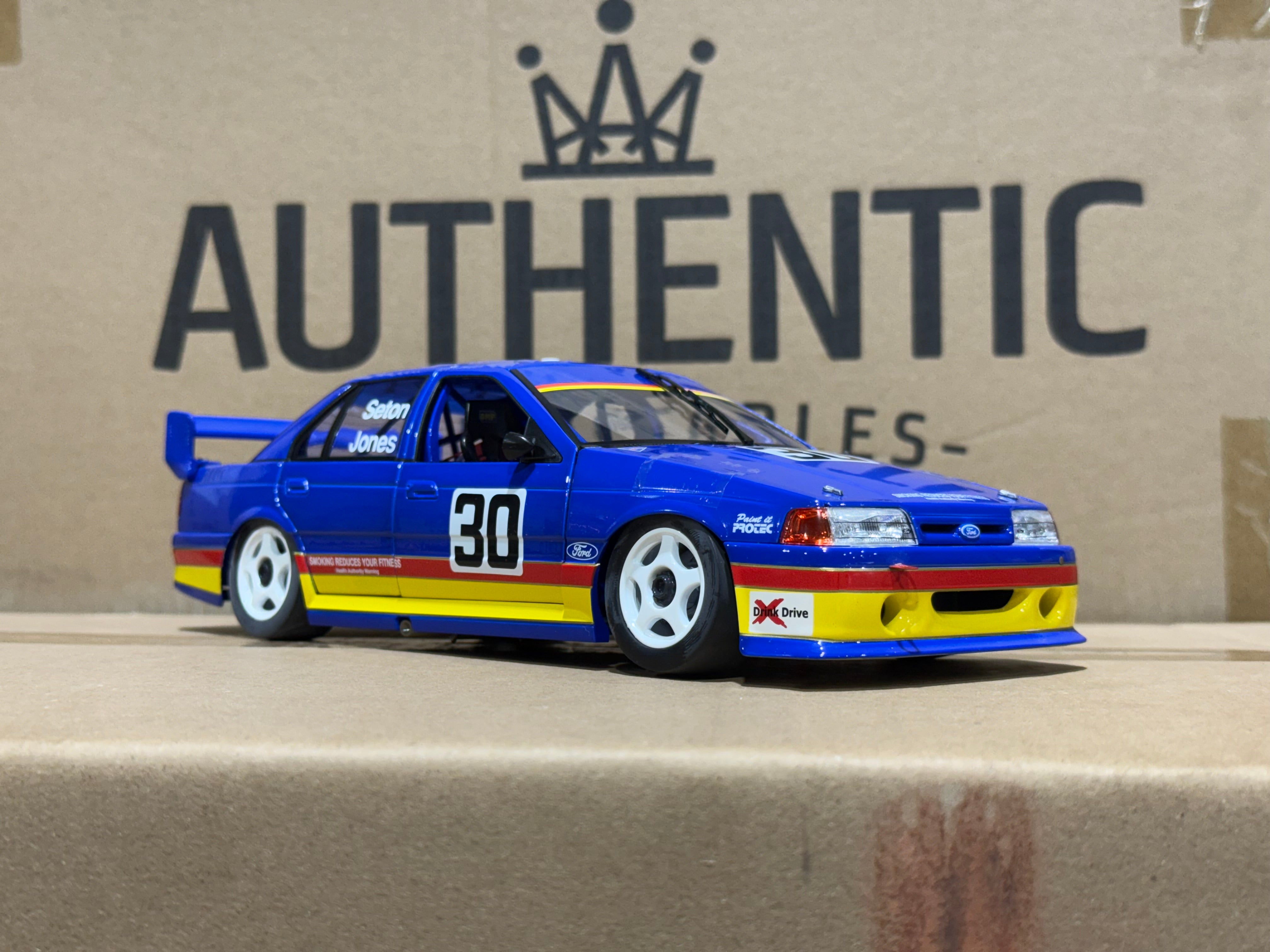 1992 SANDOWN 500 - EB DEBUT - GLENN SETON / ALAN JONES - FORD FALCON E