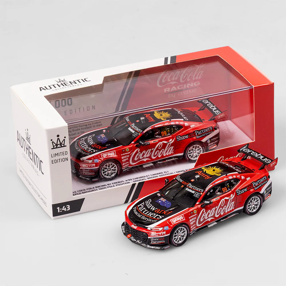 Brodie Kostecki & David Russell Coca-Cola Racing By Erebus #99 Chevrol ...