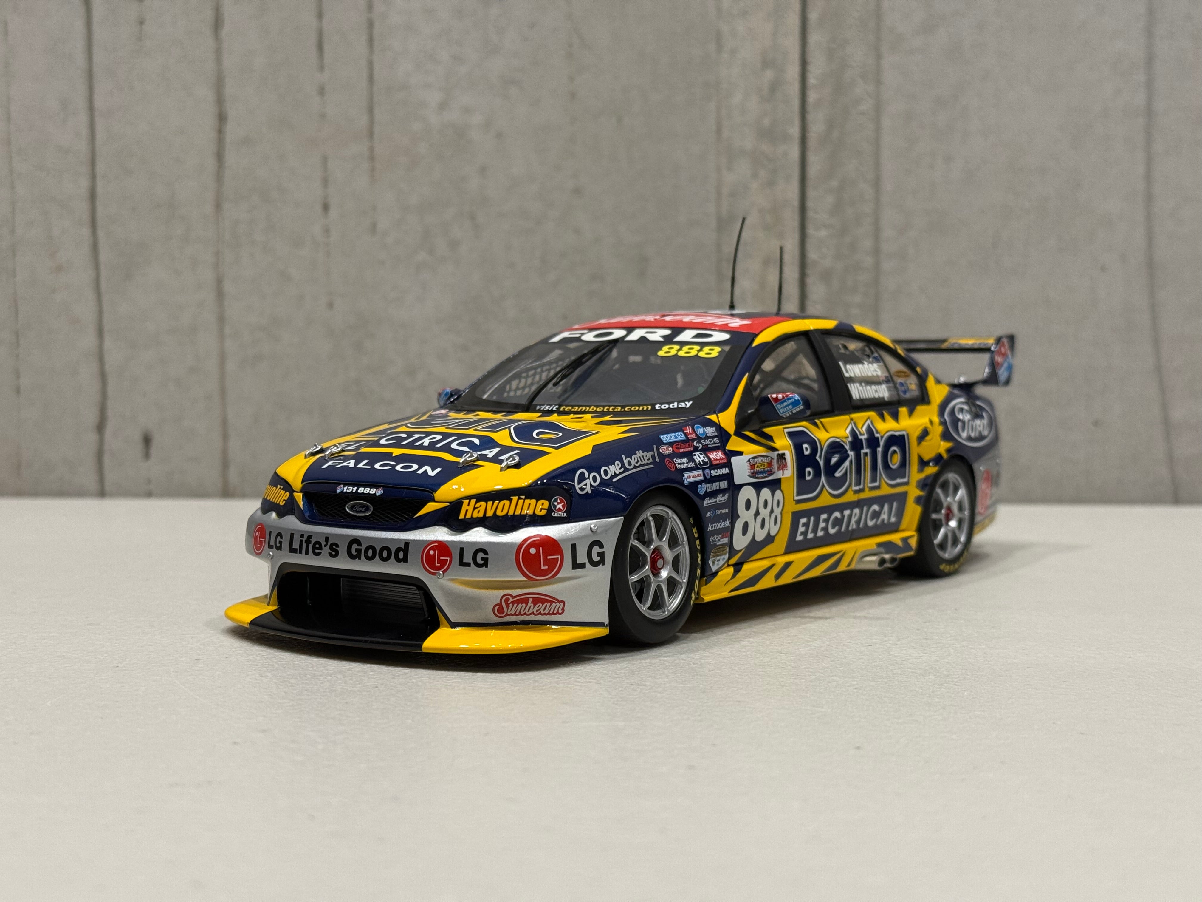 2006 Bathurst 1000 Lowndes/Wincup Ford BA Falcon - Triple Eight Race E