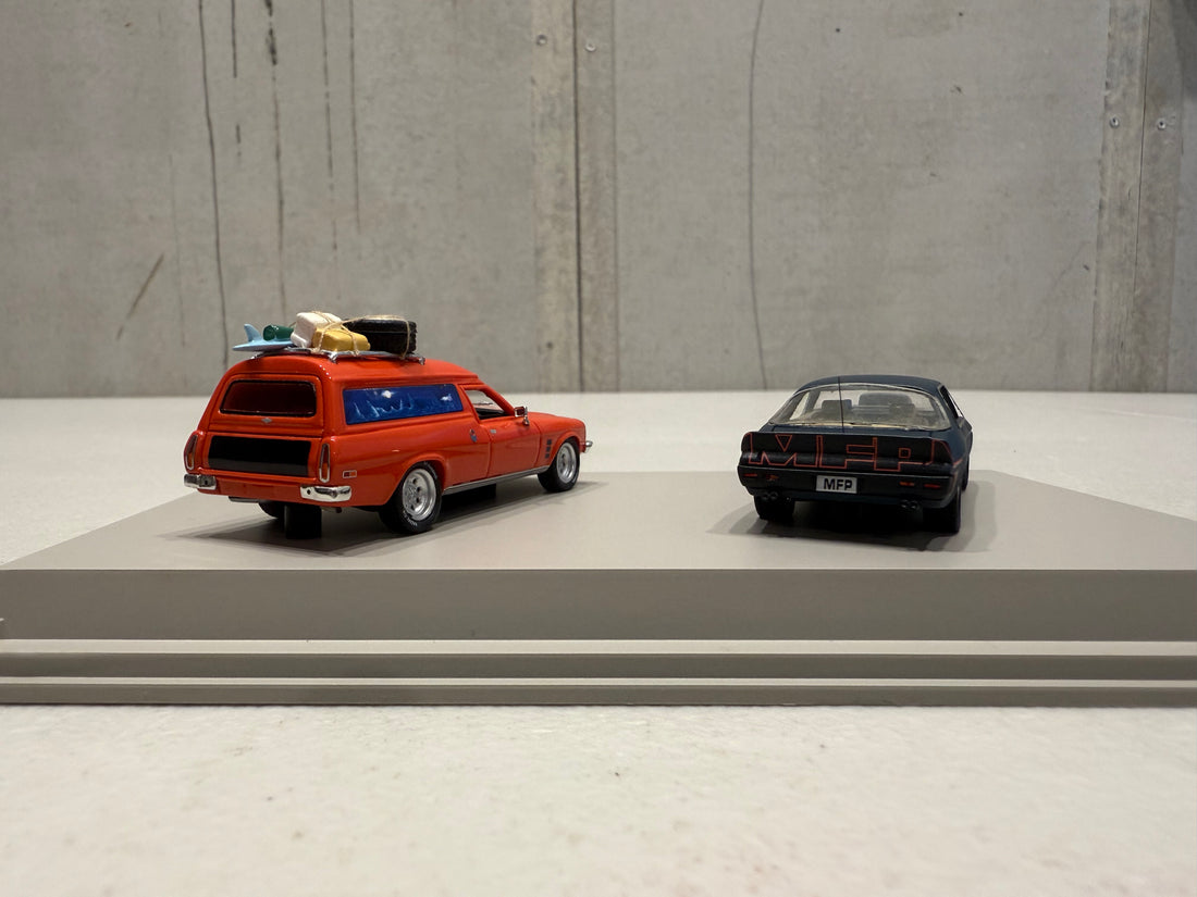 PANEL VAN & HQ MFP COUPE TWIN SET - 1:64 SCALE MODELS