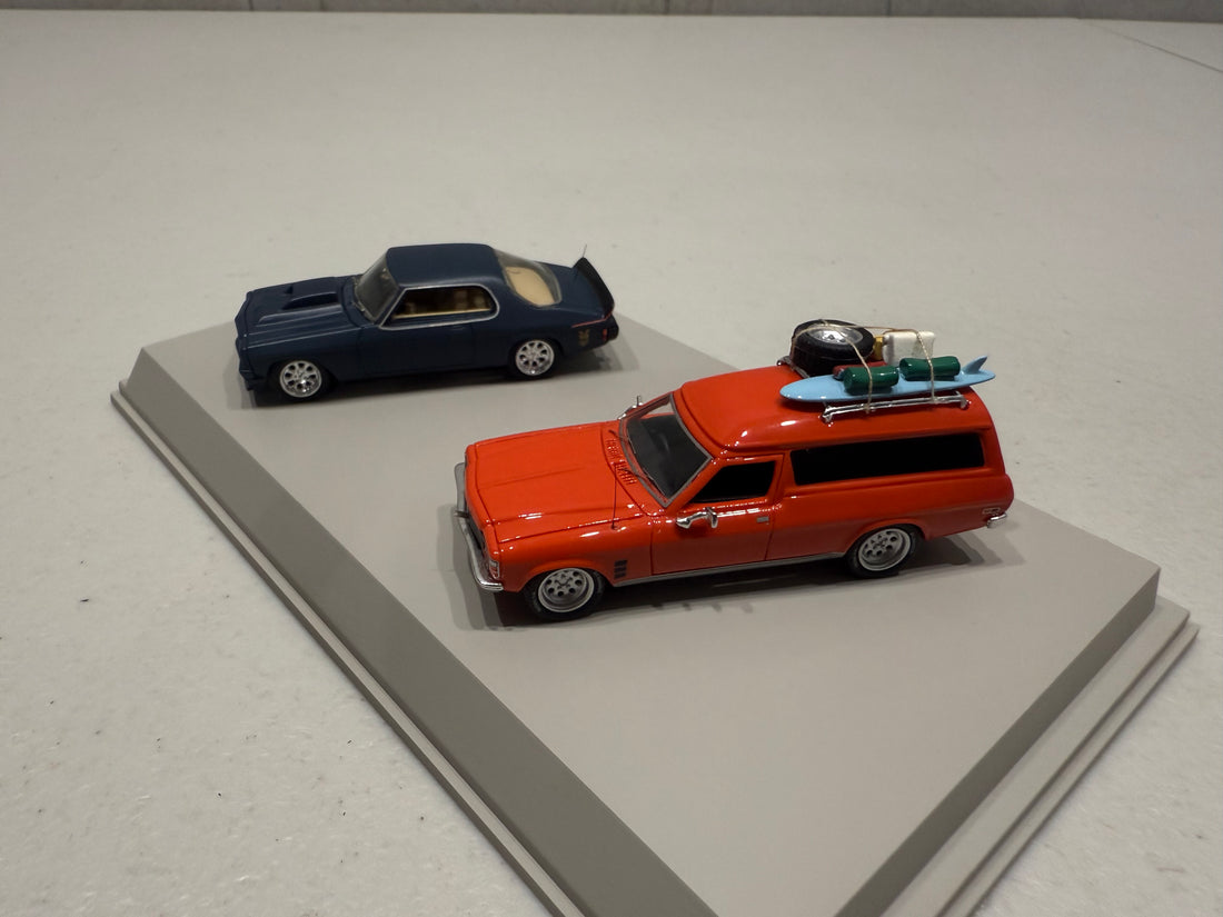 PANEL VAN & HQ MFP COUPE TWIN SET - 1:64 SCALE MODELS