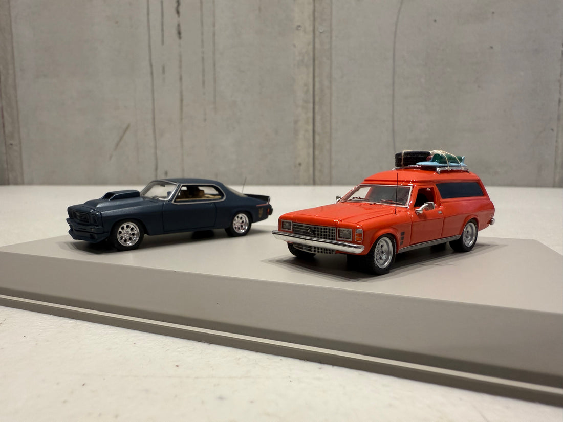PANEL VAN & HQ MFP COUPE TWIN SET - 1:64 SCALE MODELS
