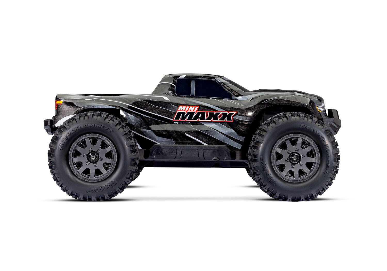 Traxxas Mini Maxx 2S Brushless Electric RC Monster Truck (Black) - 1:1