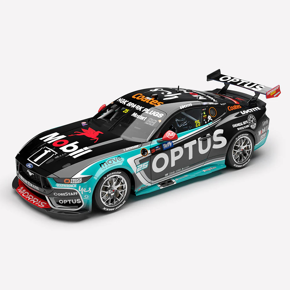 *PRE-ORDER* Chaz Mostert - Mobil 1 Optus Racing #25 Ford Mustang GT ...