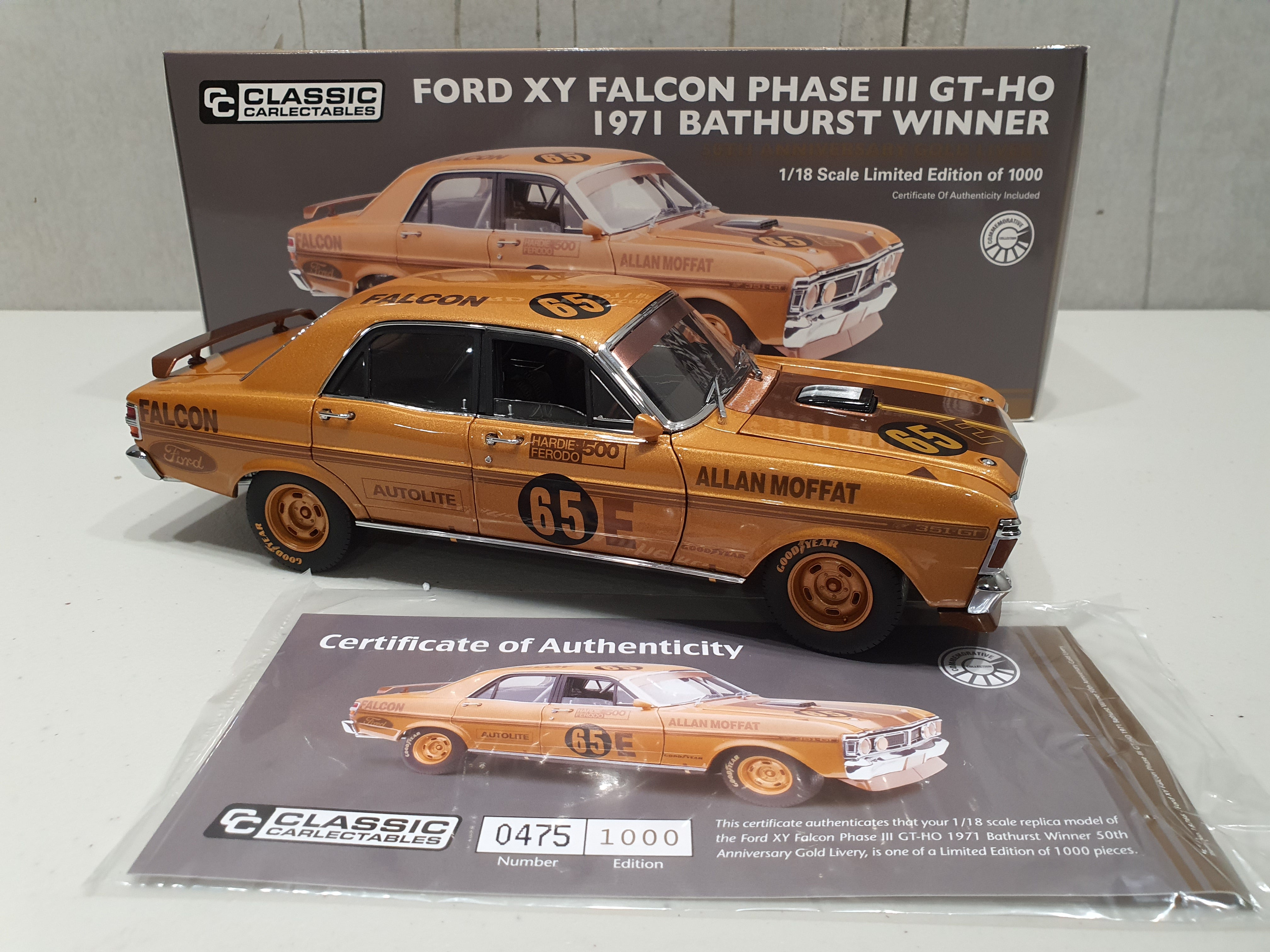 Ford XY Falcon Phase III GT-HO 1971 Bathurst Winner 50th Anniversary G