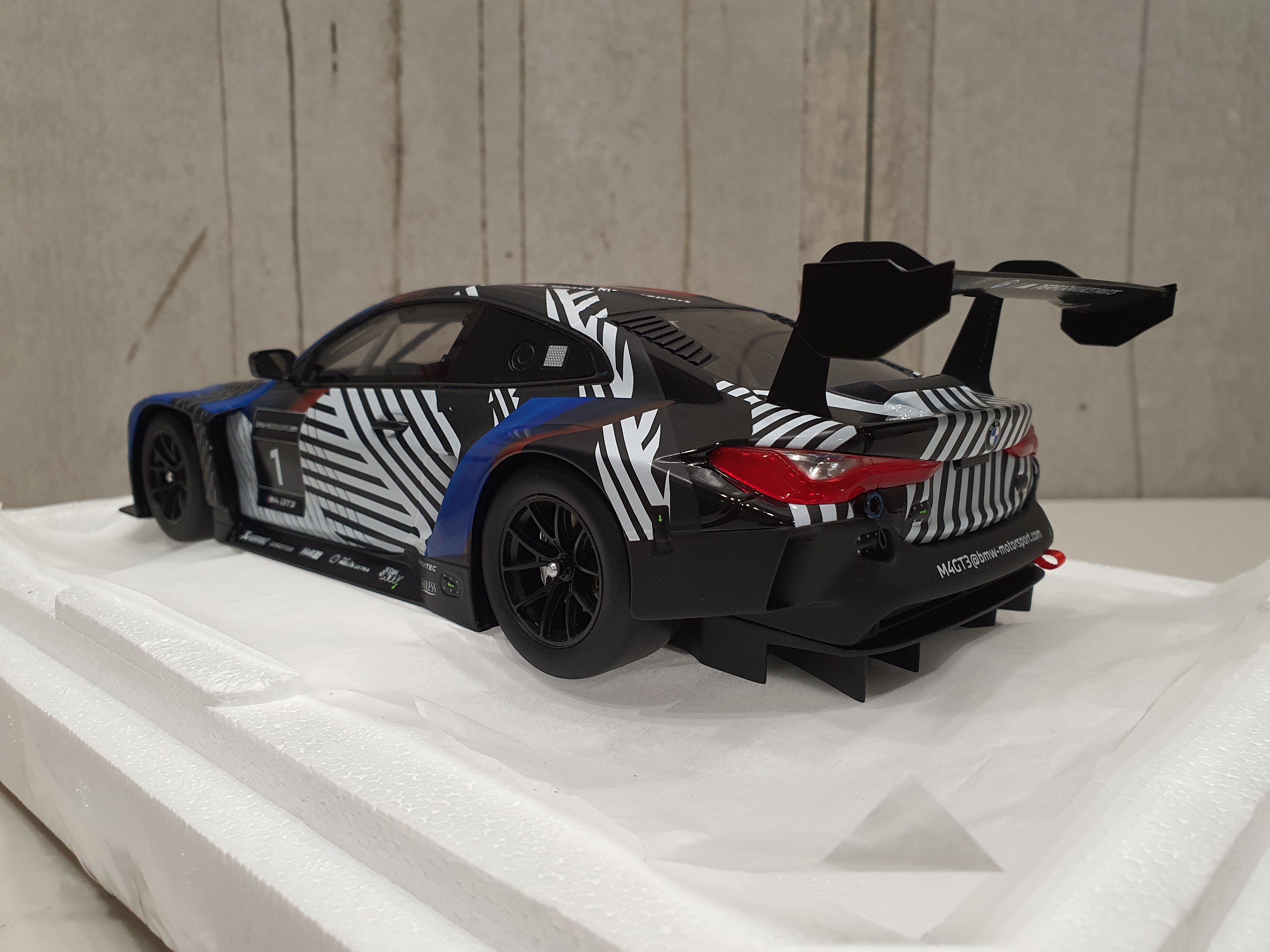 BMW M4 GT3 Test Car ver 1 1:18 Resin Diecast – Elite Diecast Sales ...