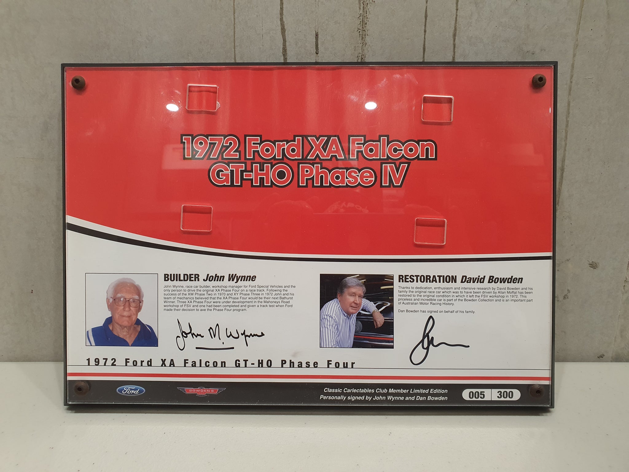 1972 FORD XA FALCON GT-HO PHASE IV RED REPPER 1:18 DIECAST MODEL ...