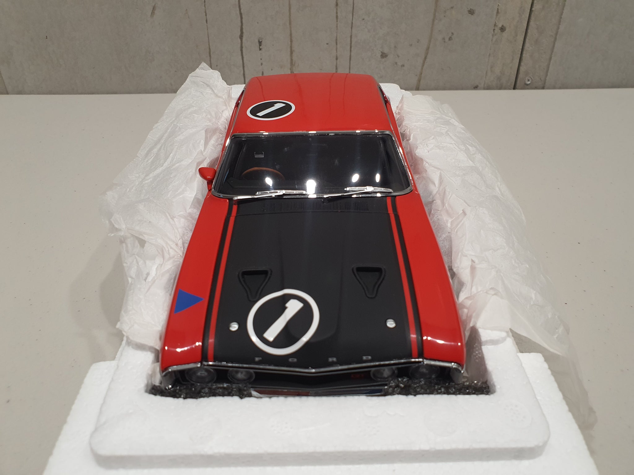 1972 FORD XA FALCON GT-HO PHASE IV RED REPPER 1:18 DIECAST MODEL ...