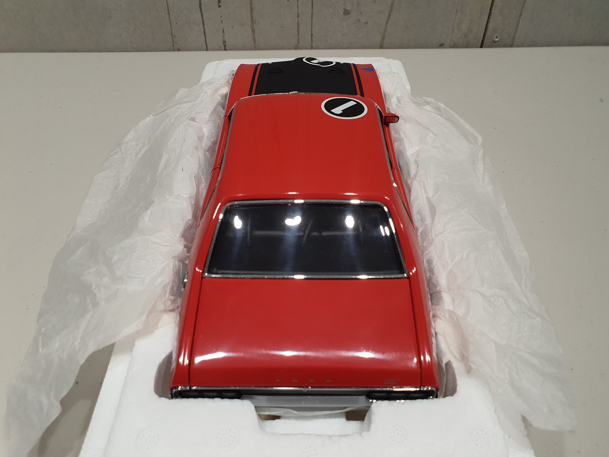 1972 FORD XA FALCON GT-HO PHASE IV RED REPPER 1:18 DIECAST MODEL ...