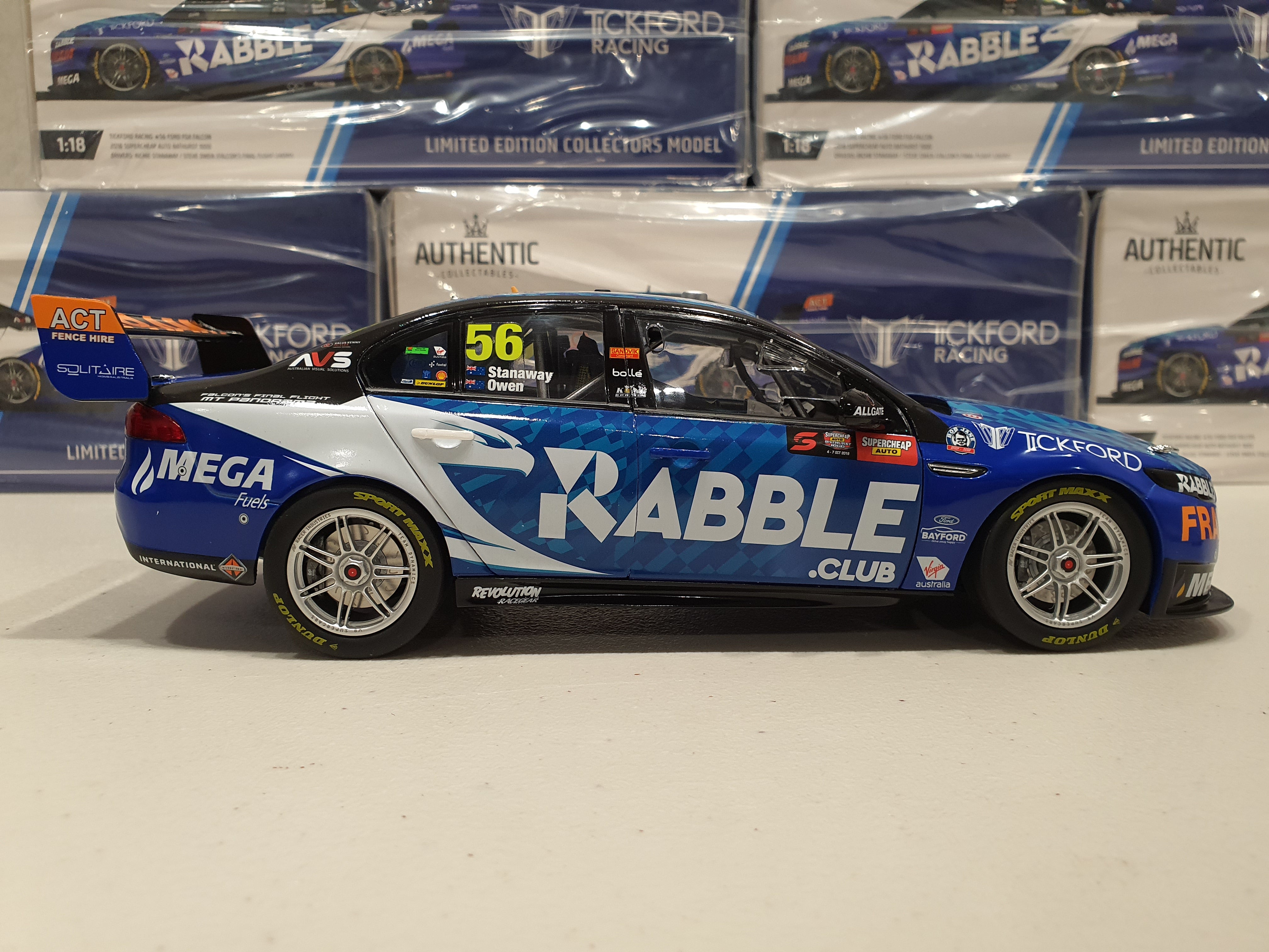 1:18 TICKFORD RACING FORD FGX FALCON "FALCON'S FINAL FIGHT LIVERY" - A