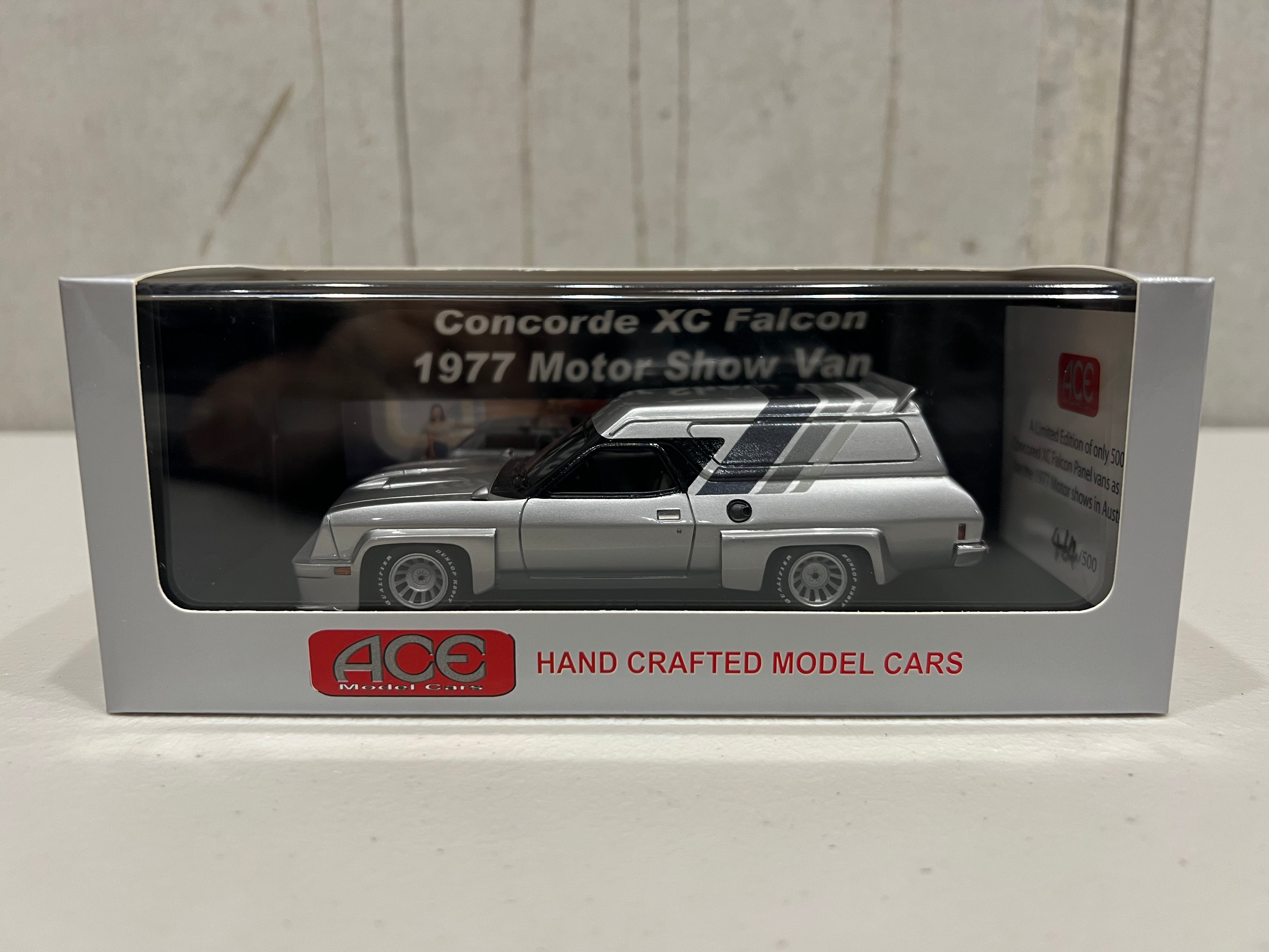 FALCON XC 1977 CONCORDE MELBOURNE MOTOR SHOW PANEL VAN - 1:43 SCALE MO ...