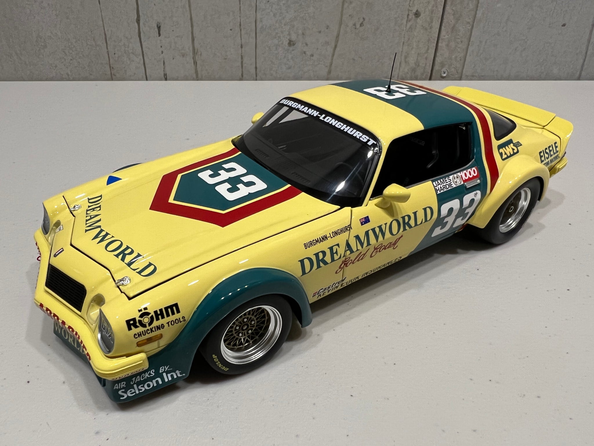 1983 Bathurst Mike Burgmann & Tony Longhurst Chevrolet Z28 Camaro 1:18 ...