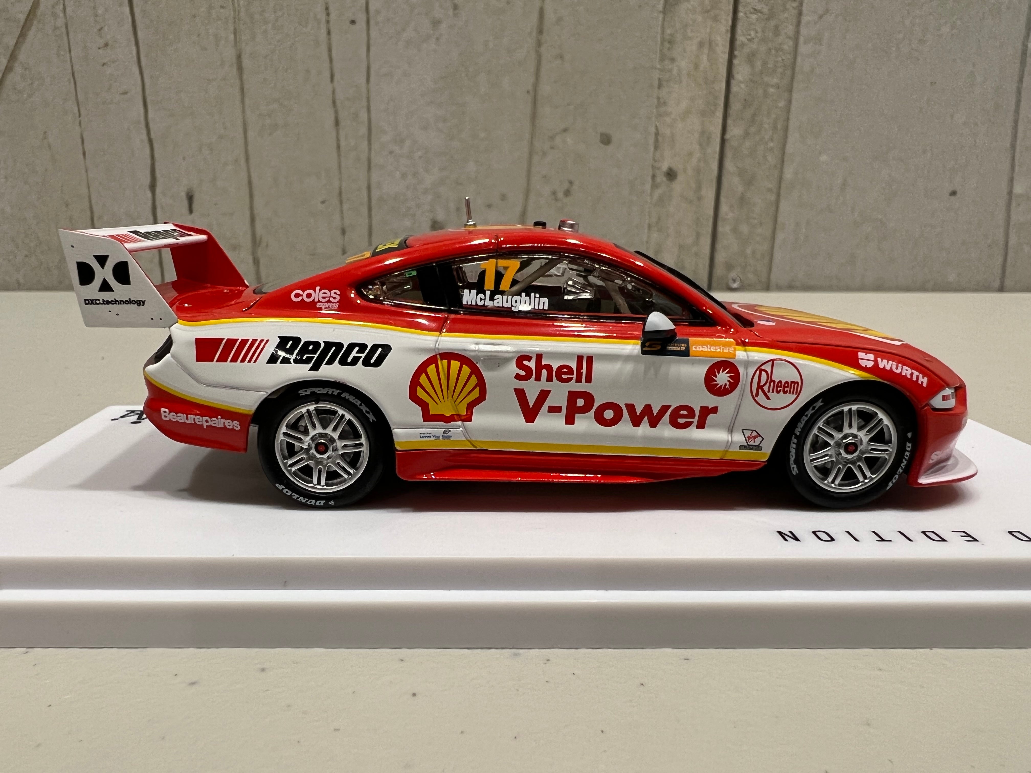 1:43 Shell V-Power Racing Team #17 Ford Mustang GT Supercar - 2019 Cha ...