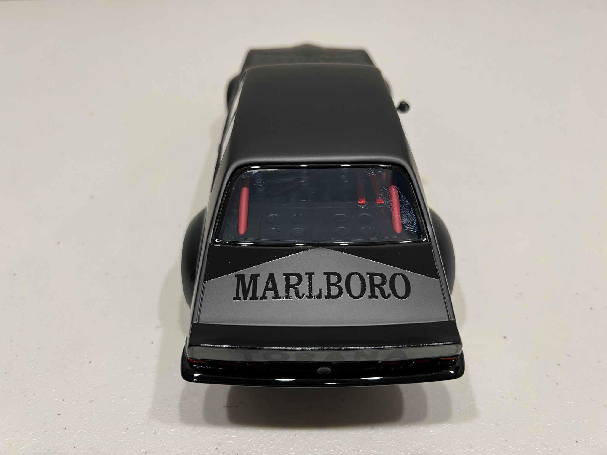 ECLIPSE TORANA SATIN BLACK BROCK TRIBUTE MARLBORO TORANA - 1:18 SCALE