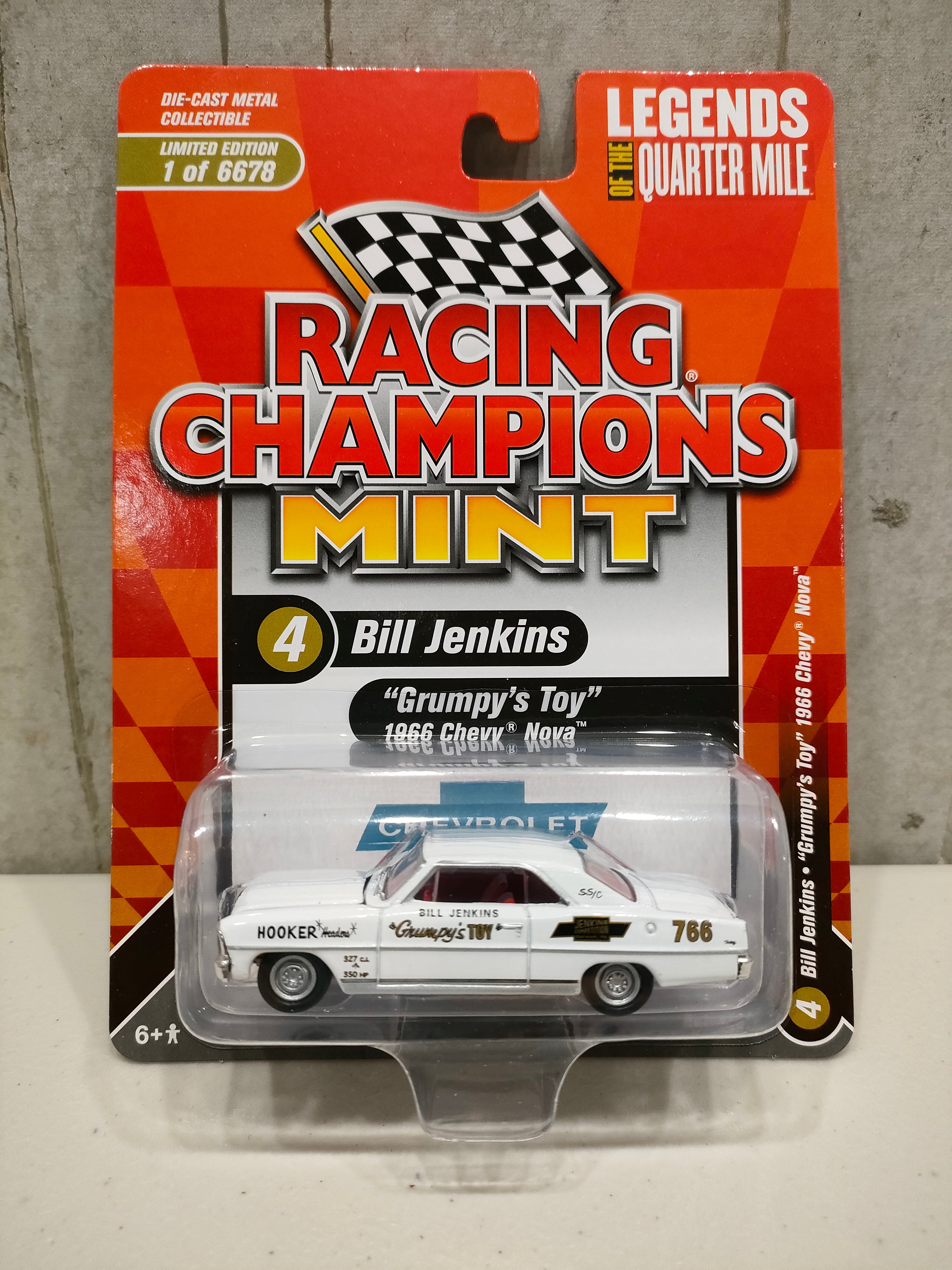 BILL JENKINS "GRUMPY'S TOY" CHEVY NOVA 1:64 SCALE DIECAST – Elite ...